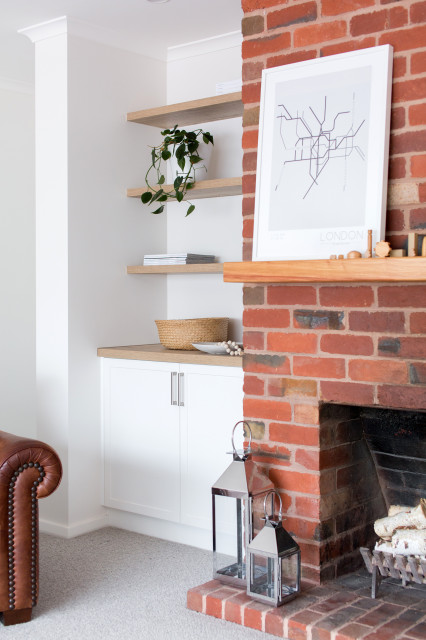Project Simpson | Fireplace Update - Contemporary - Family Room - Other ...