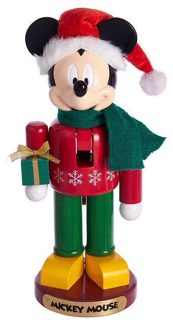 10" Mickey Mouse Nutcracker - Contemporary - Holiday Accents And ...