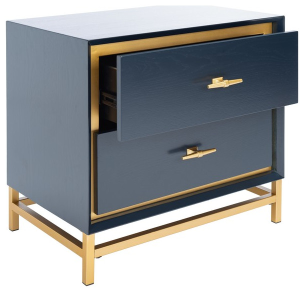 Fenno 2 Drawer Nightstand Safavieh, #N/A - Contemporary - Nightstands ...