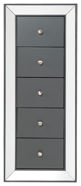 Bawtry 5-Drawer Jewelry Armoire - Contemporary - Jewelry Armoires - by ...