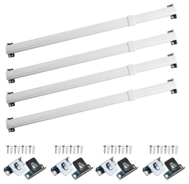 Flat Sash Rods, Set of 4, 6"-11" - Transitional - Curtain Rods - by Rod ...