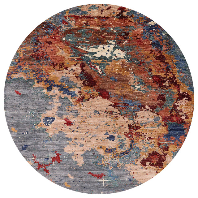 Ahgly Company Indoor Rectangle Mid-Century Modern Area Rugs, 5' x 7', 8 ...