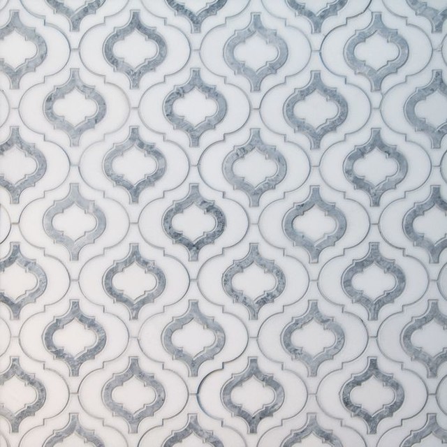 Water Jet Cut Custom Mosaic Tiles - Mediterranean - Mosaic Tile - by GL ...