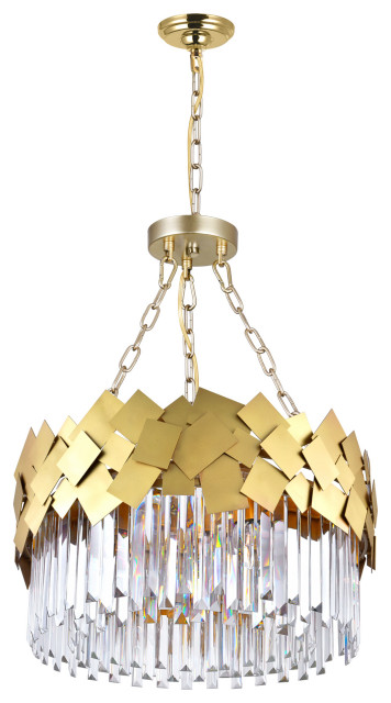 Panache Down Chandelier, 24 inches - Contemporary - Chandeliers - by ...