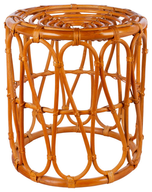 Surya Odyssey OSY-002 End Table, Brown - Tropical - Side Tables And End Tables - by Surya | Houzz