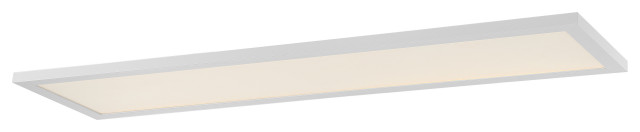 ModPLUS 48" Flush Mount, Dimmable, White, Acrylic Lens, Dedicated LED ...