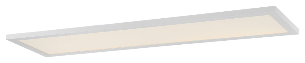 ModPLUS 48" Flush Mount, Dimmable, White, Acrylic Lens, Dedicated LED ...