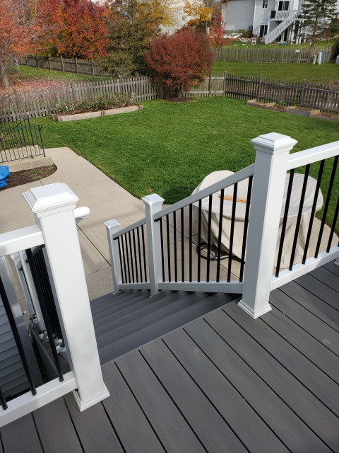 Lake Villa Timbertech Deck Design - Traditional - Deck - Chicago - by ...