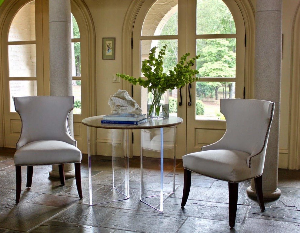 Acrylic V/Boomerang Dining Table Bases, Set of 2, 29" High ...