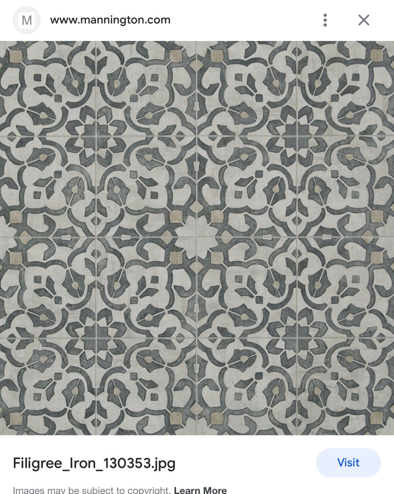 paint color to go with mannington filigree iron flooring