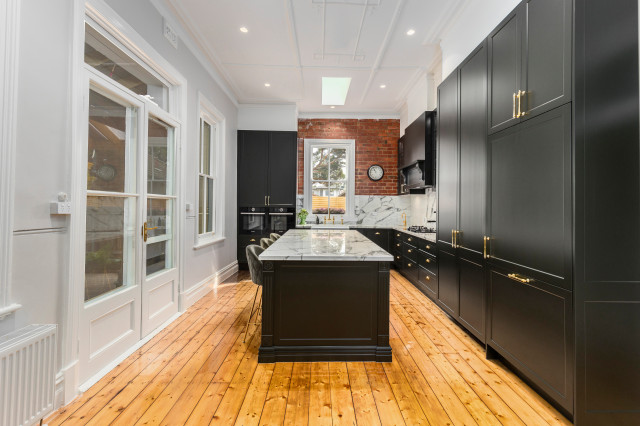 Victorian Italianate Villa- Kitchen - Traditional - Kitchen - Melbourne ...