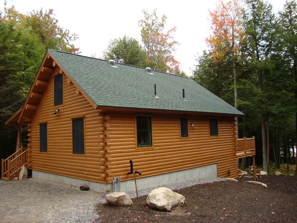 Big Twig Homes. Small Katahdin cedar log home Katahdin cedar log home ...