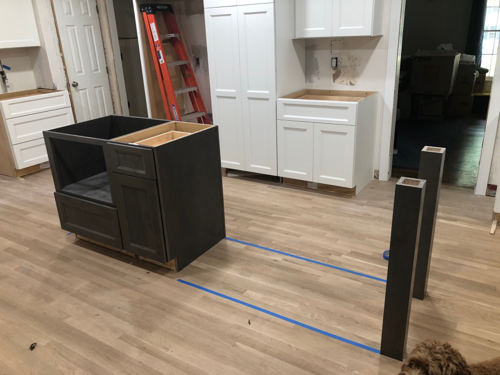 How to support quartz for an extended table island. | Houzz Forum