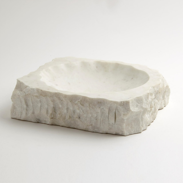 Chiseled Block Bowl - Traditional - Decorative Bowls - by HedgeApple ...