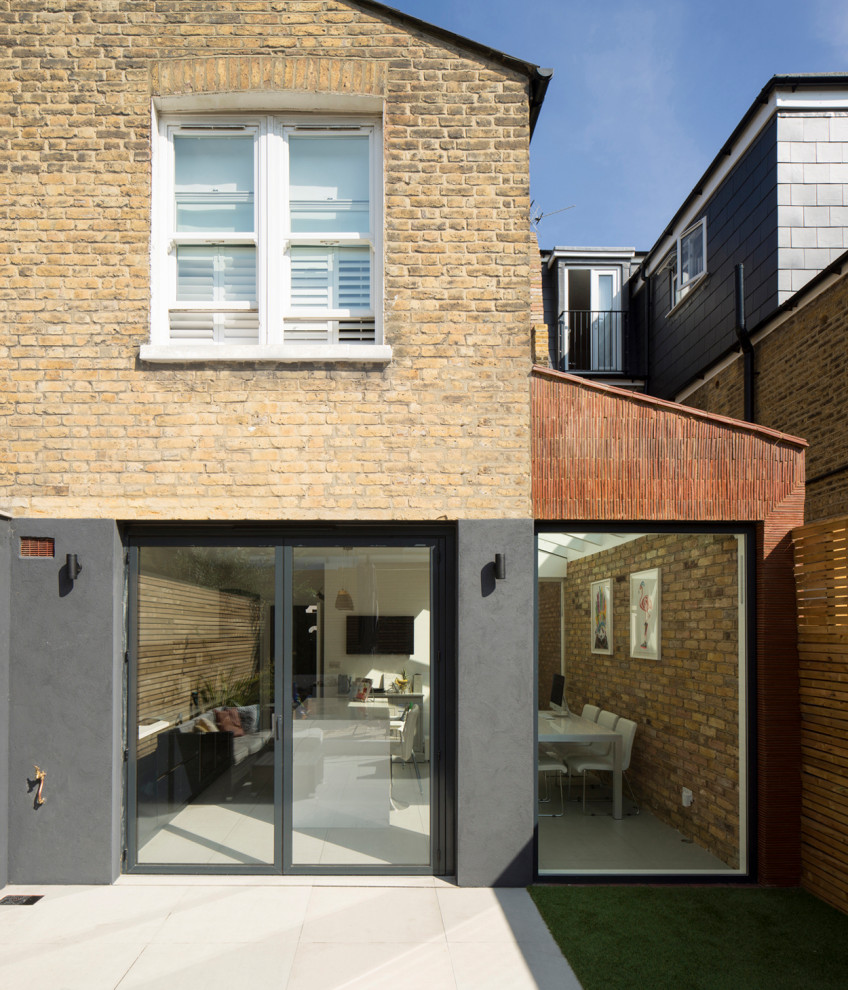The Stacked Tile Extension - Modern - House Exterior - London - by YARD ...