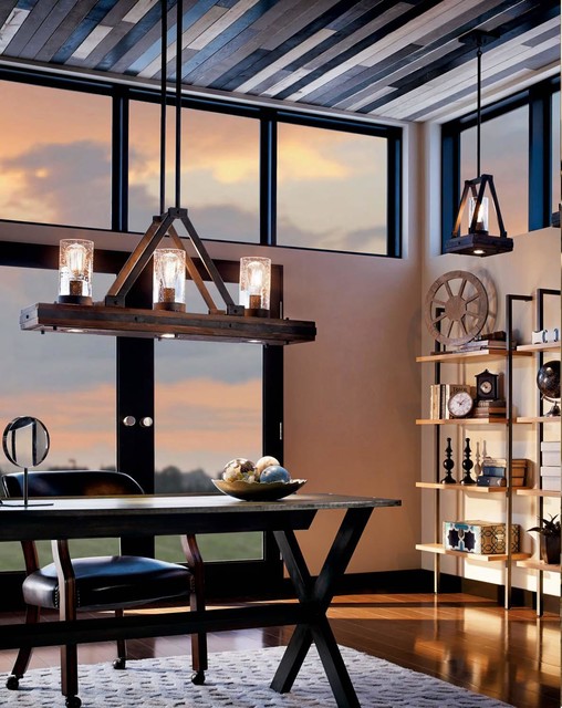 RE Lighting - Rustic - Home Office - Toronto - by RE-Lighting