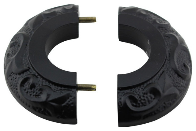 Radiator Flange Black Aluminum Escutcheon Ring Plate 1 1/4'' ID Pack of ...