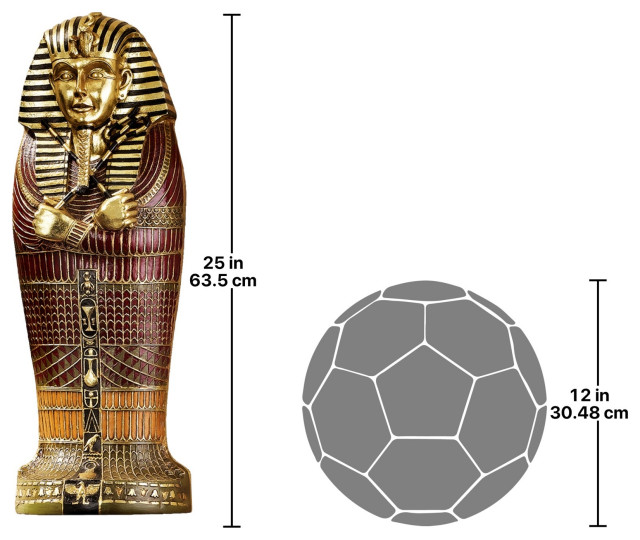 Sarcophagus of Egyptian King Tut Wall Frieze - Eclectic - Wall ...