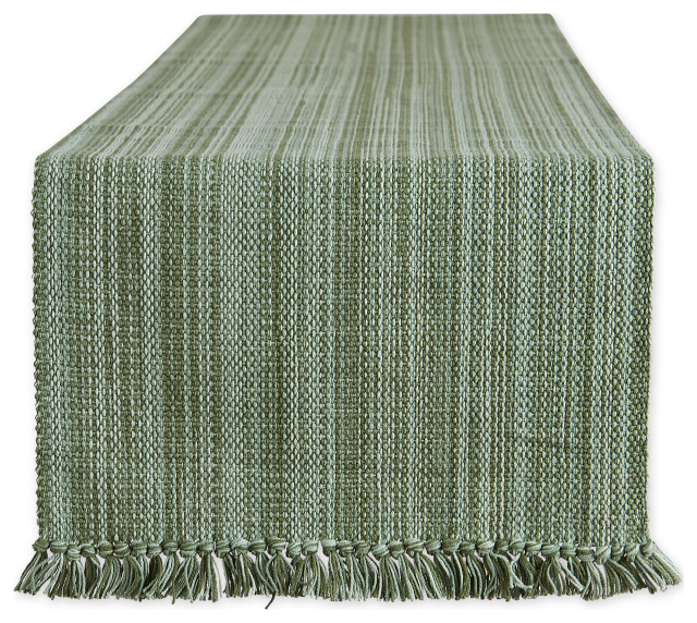 Light Blue Variegated Fringe Table Runner 13X108 - Table Runners - by ...