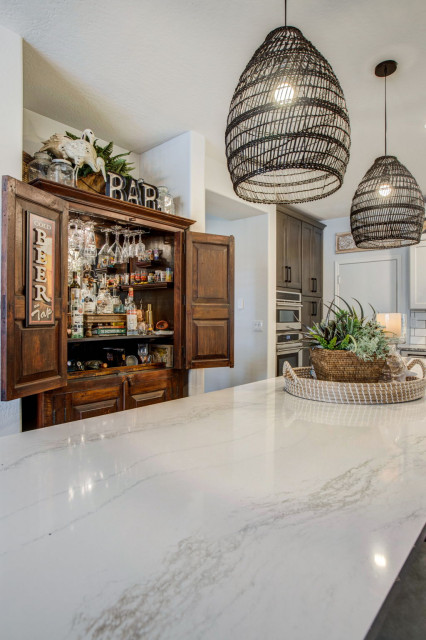 Mixing the old with the new - South West kitchen - Contemporary ...