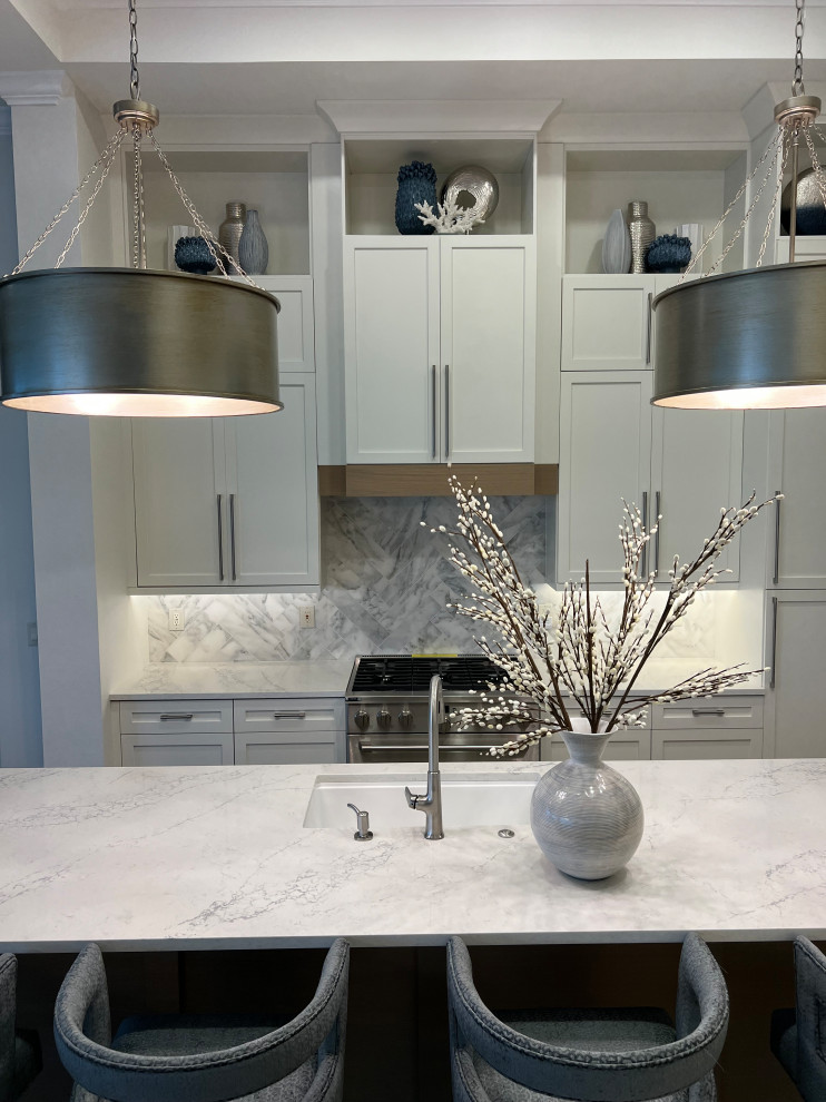 The Brooks -Shadowwood Banyan Cove - Coastal - Kitchen - Tampa - by D.E ...