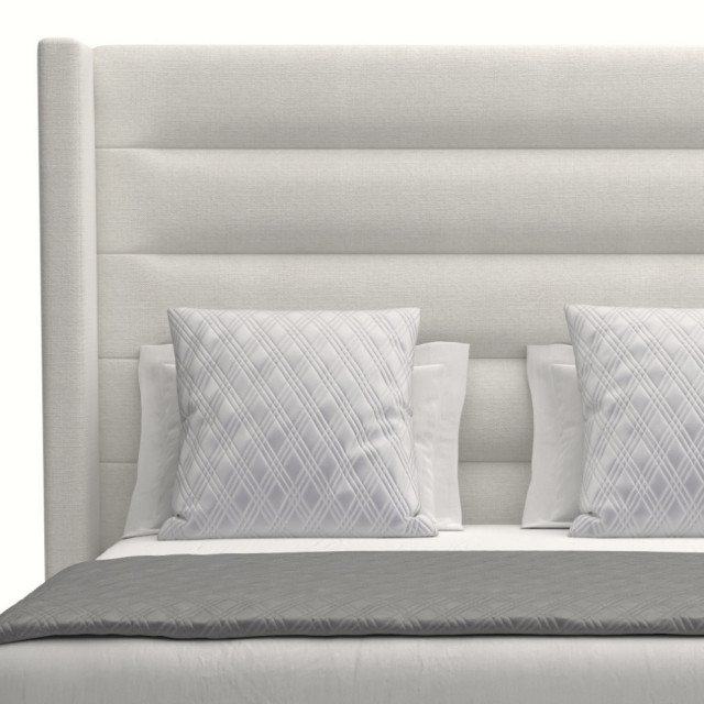 Nativa Interiors Aylet Horizontal Channel Tufted Bed, King ...