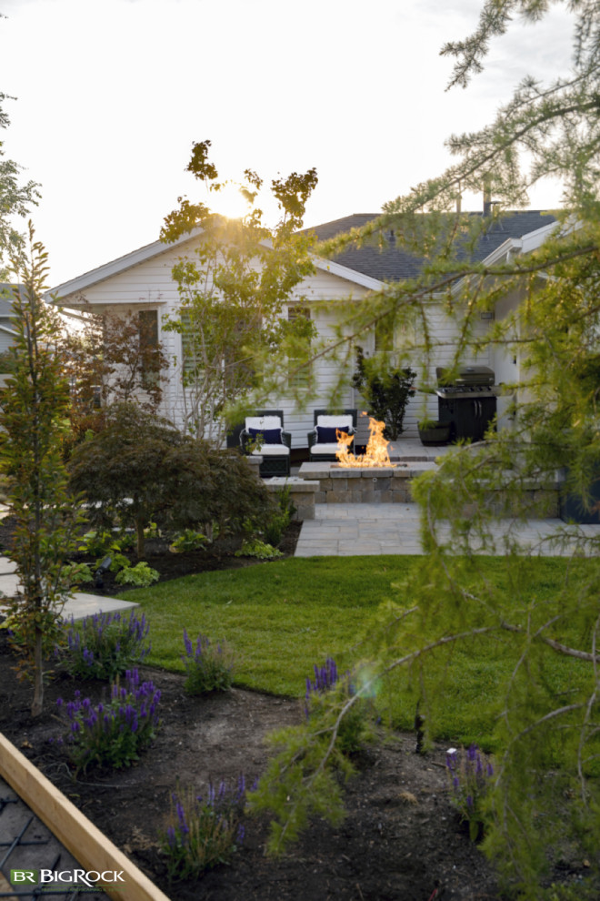 Layers Of Landscaping In Backyard. - Traditional - Patio - Salt Lake ...