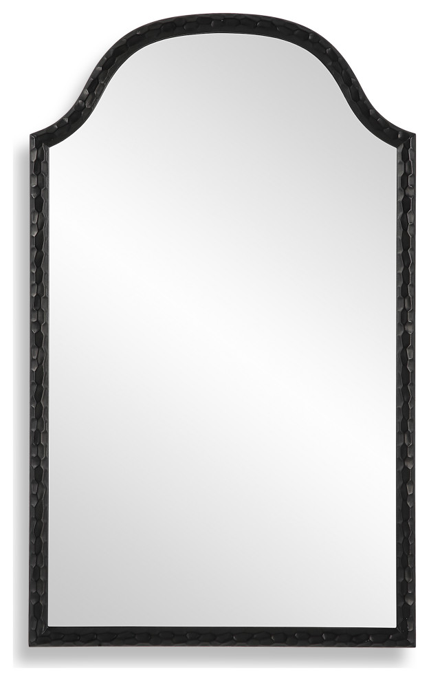 Contemporary Transitional 36" Arched Mirror - Transitional - Wall ...