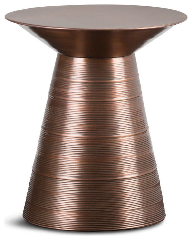 Sheridan Contemporary 18" Wide Metal Accent Side Table - Traditional ...