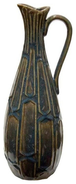 Sagebrook Home 5.75" Narrow Pitcher, Blue - Transitional - Pitchers ...