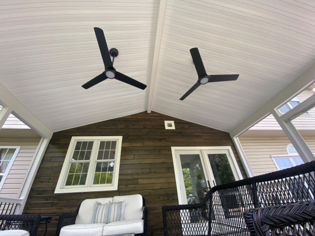 Screened Porch-TimberTech Pro Storm Gray Reserve Deck - TimberTech ...