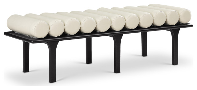 Landon Faux Leather Bench - Transitional - Upholstered Benches - by ...
