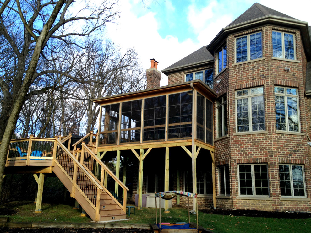 Screened Porches: Bring the Outside In - Rustic - Porch - Chicago - by ...