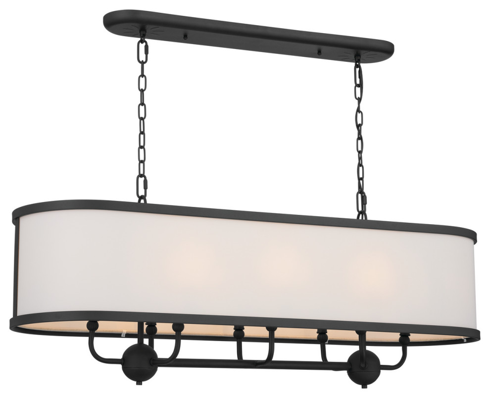 Kichler Heddle Eight Light Linear Chandelier - Transitional - Kitchen ...