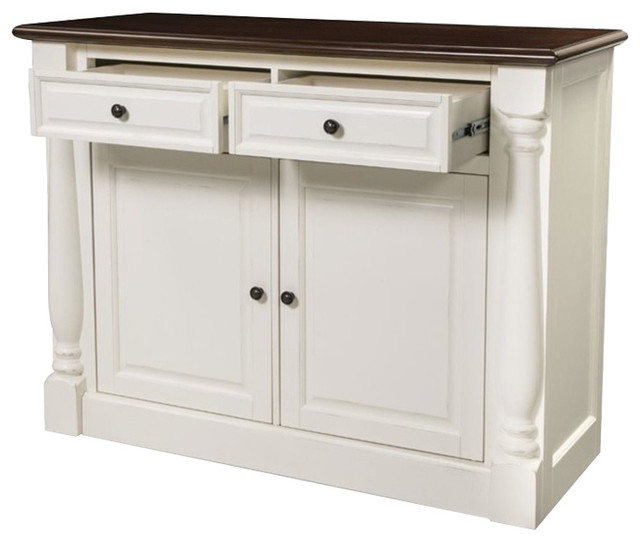 Pemberly Row Buffet in White - Traditional - Buffets And Sideboards ...