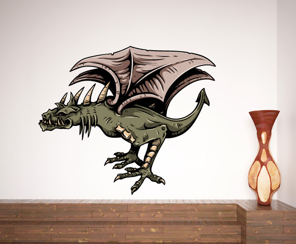 Mythical Creature Vinyl Wall Decal MythicalCreatureUScolor020, 23 in ...