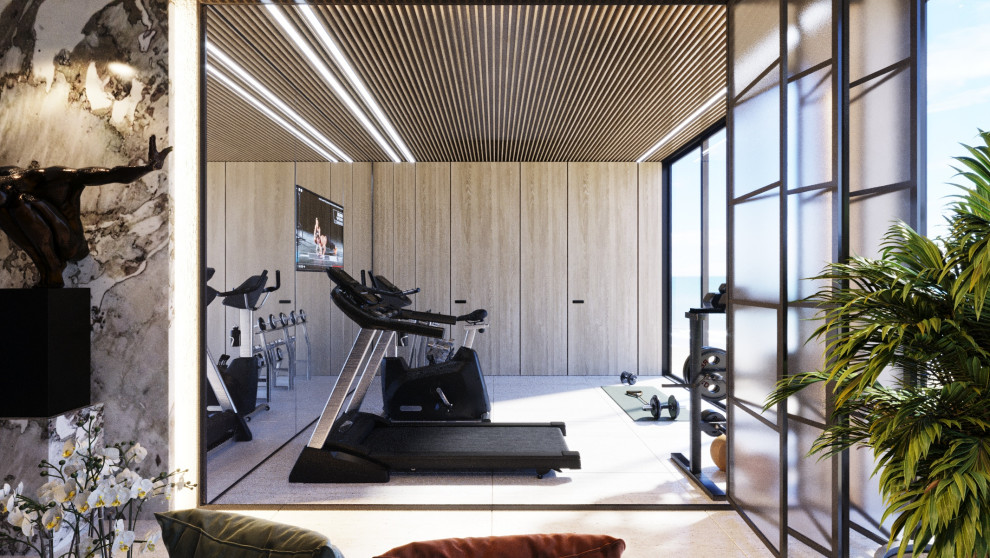 Antares Beach Villas - Home Gym - Other - by Roomzly | Design & Build ...