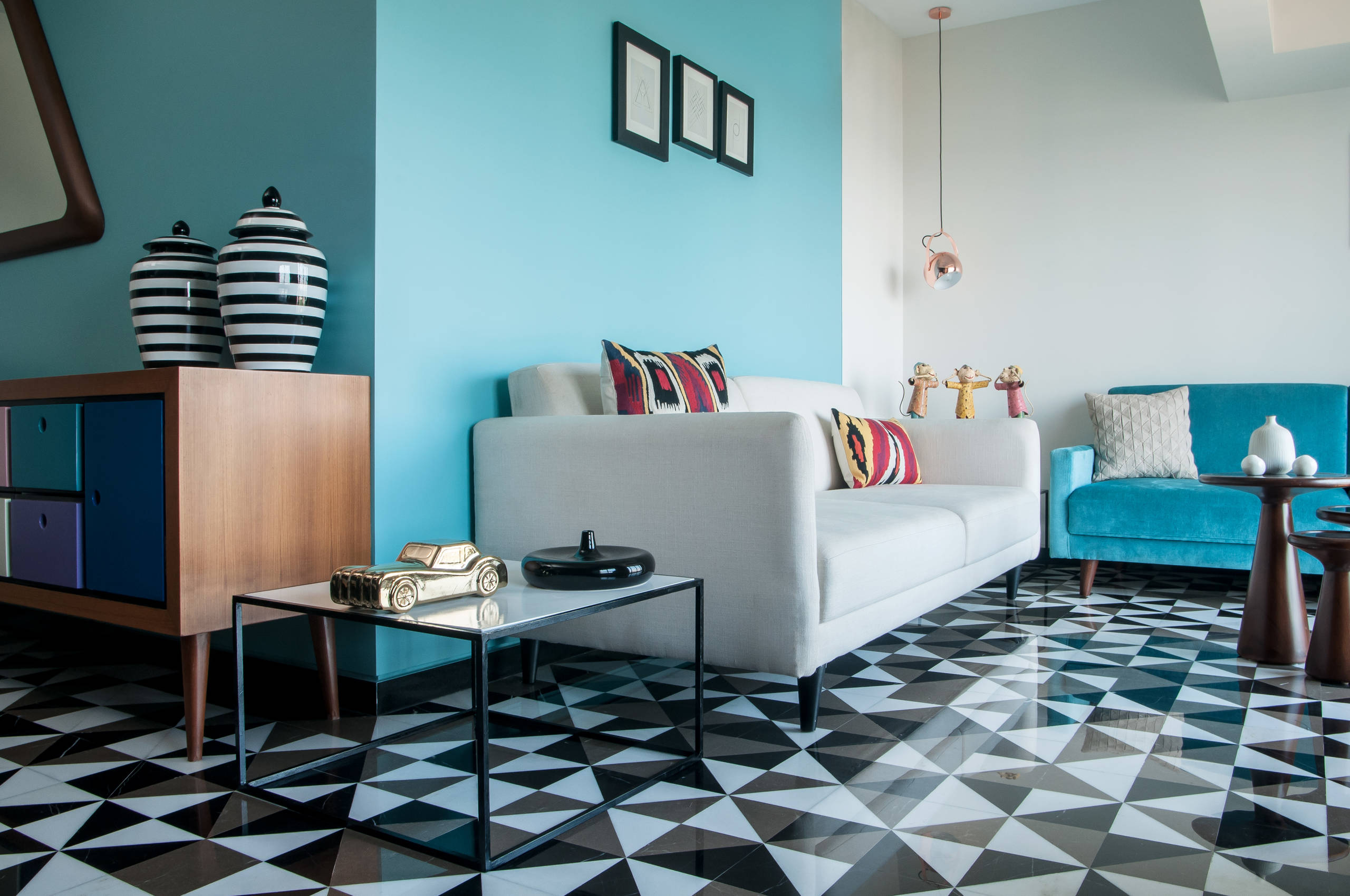 21 Tasteful Tiling Ideas for Living Rooms