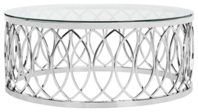 Mattia Glass Top Coffee Table - Contemporary - Coffee Tables - by ...