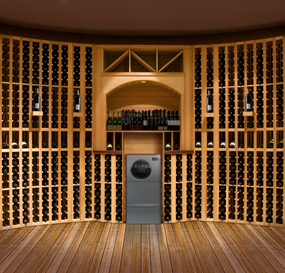 Meuble en bois pour le rangement de bouteilles de vin - Modern - Wine ...