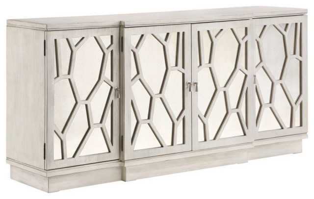 Strand Wood White Server - Transitional - Buffets And Sideboards - by ...