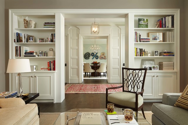 Colonial Farmhouse - Traditional - Living Room - minneapolis - by ...