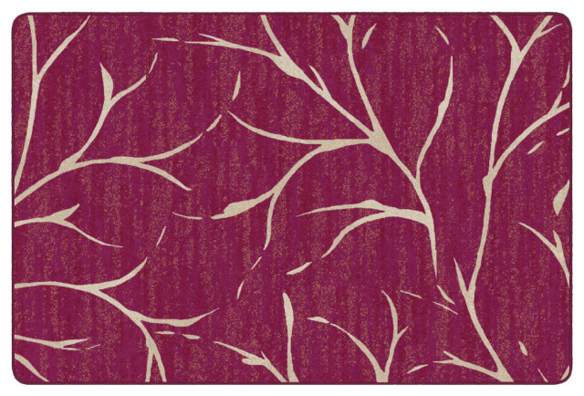 Flagship Carpets FM224-34A 6'x9' Moreland Plum Wine Classroom or Office ...