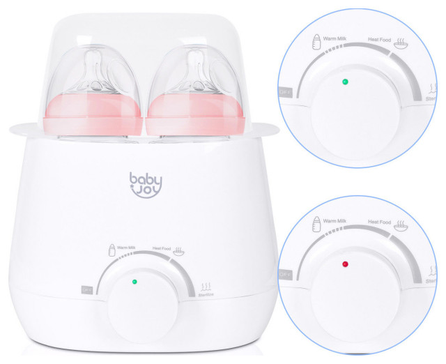 Baby-Joy Portable 3-IN-1 Baby Bottle Warmer Steam Sterilizer Breastmilk ...