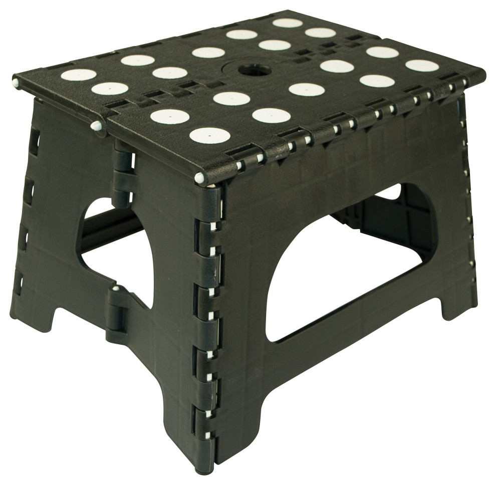 1 Step Folding Step Stool 6 Black - Ladders And Step Stools - by ...