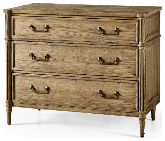 French Louis XVI Style Commode 52" - French Country - Accent Chests And ...