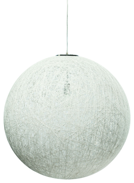 String 30 White String Pendant Lighting - Contemporary - Pendant ...