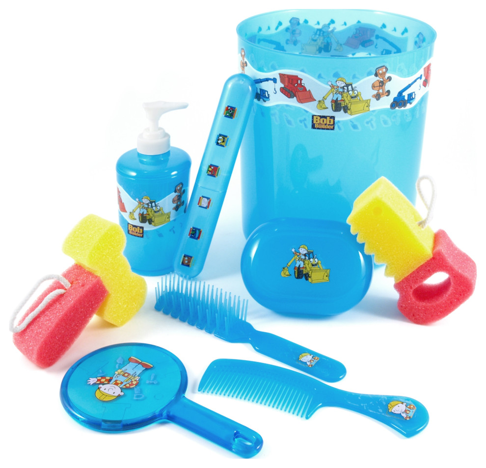 Bob the Builder 9 Piece Bathroom Set - Eclectic - Kids Bathroom ...