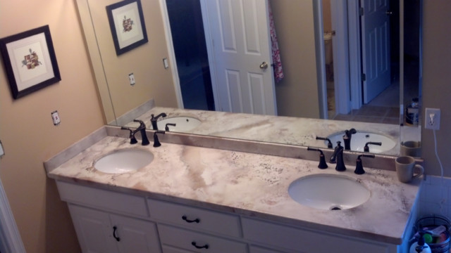 Concrete Countertop - Contemporary - Vanity Tops And Side Splashes ...