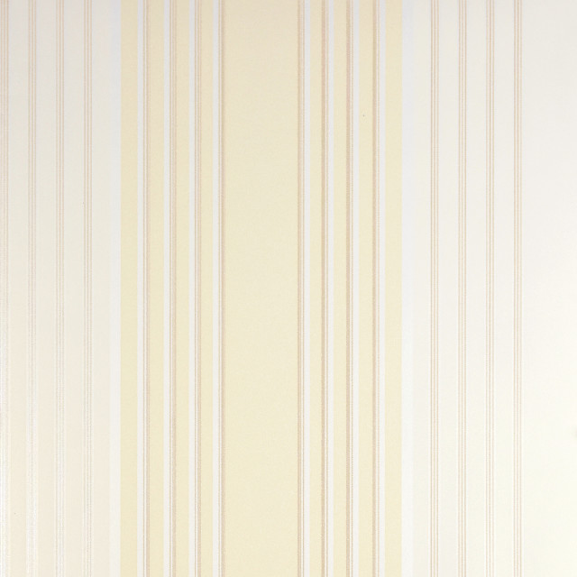 Vickie Light Yellow Stripe Wallpaper - Contemporary - Wallpaper - by ...